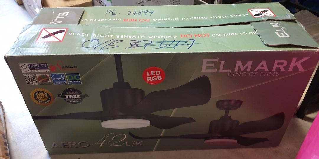 Elmark Ceiling Fan, Furniture & Home Living, Lighting & Fans, Fans on ...