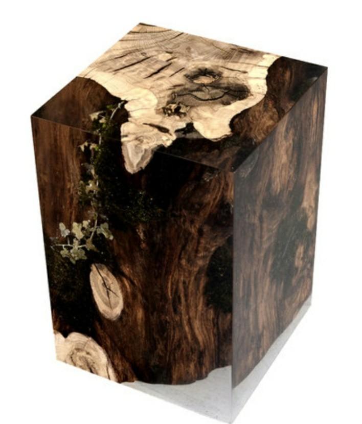 Epoxy Stool CUSTOM, Furniture & Home Living, Furniture, Tables & Sets ...