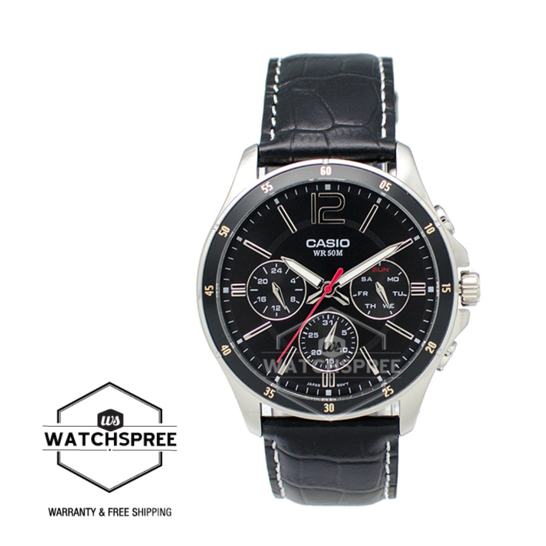 FREE DELIVERY *CASIO GENUINE* [MTP1374L-1A] 100% Authentic with 1 Year ...