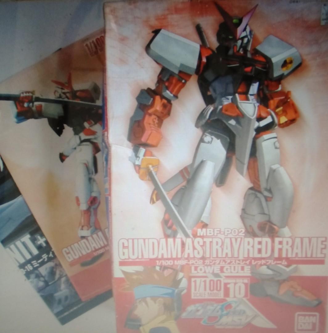 Gundam Astray Red Frame MBF-P02 Lowe Gule Bandai Japan 1/100 Toy Model ...