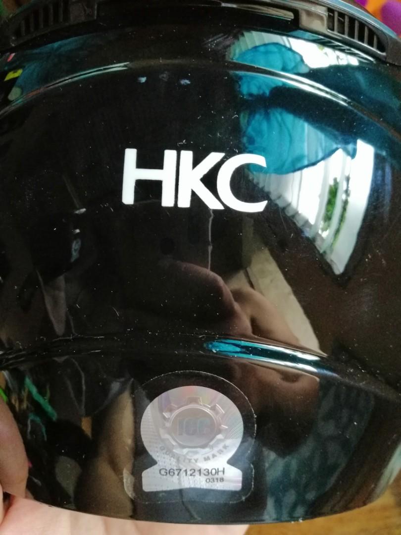 HKC Half Face Motorcycle Helmet (brand new), Motorbikes, Motorbike ...