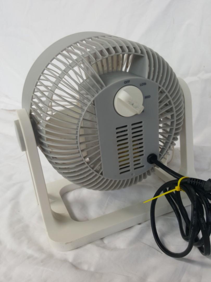 IFAN 8" TURBO FAN, DESK, TABLE FAN AIR CIRCULATOR WITH AIRFLOW (IF7408 ...