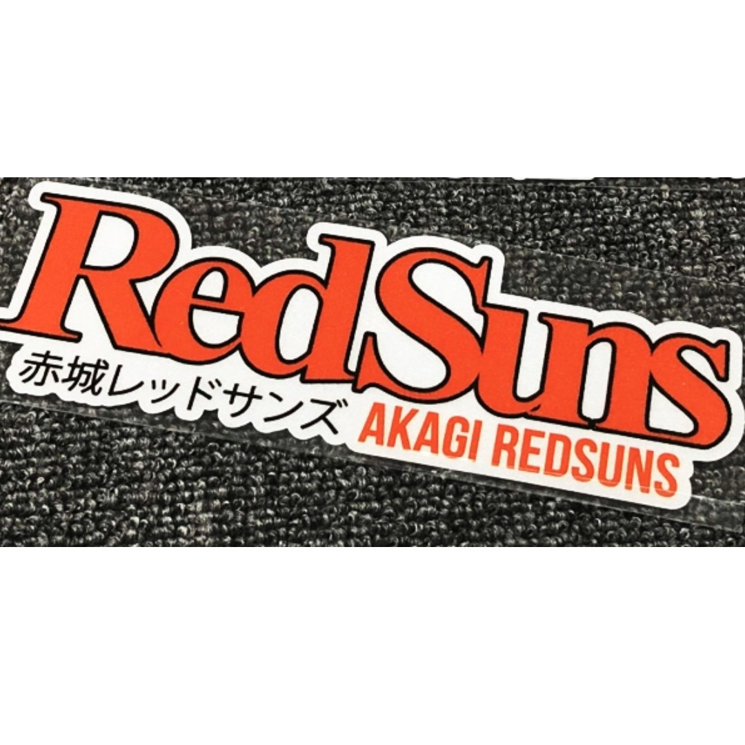 INITIAL D CAR DECAL REDSUNS EUROBEAT, Car Accessories, Accessories on ...