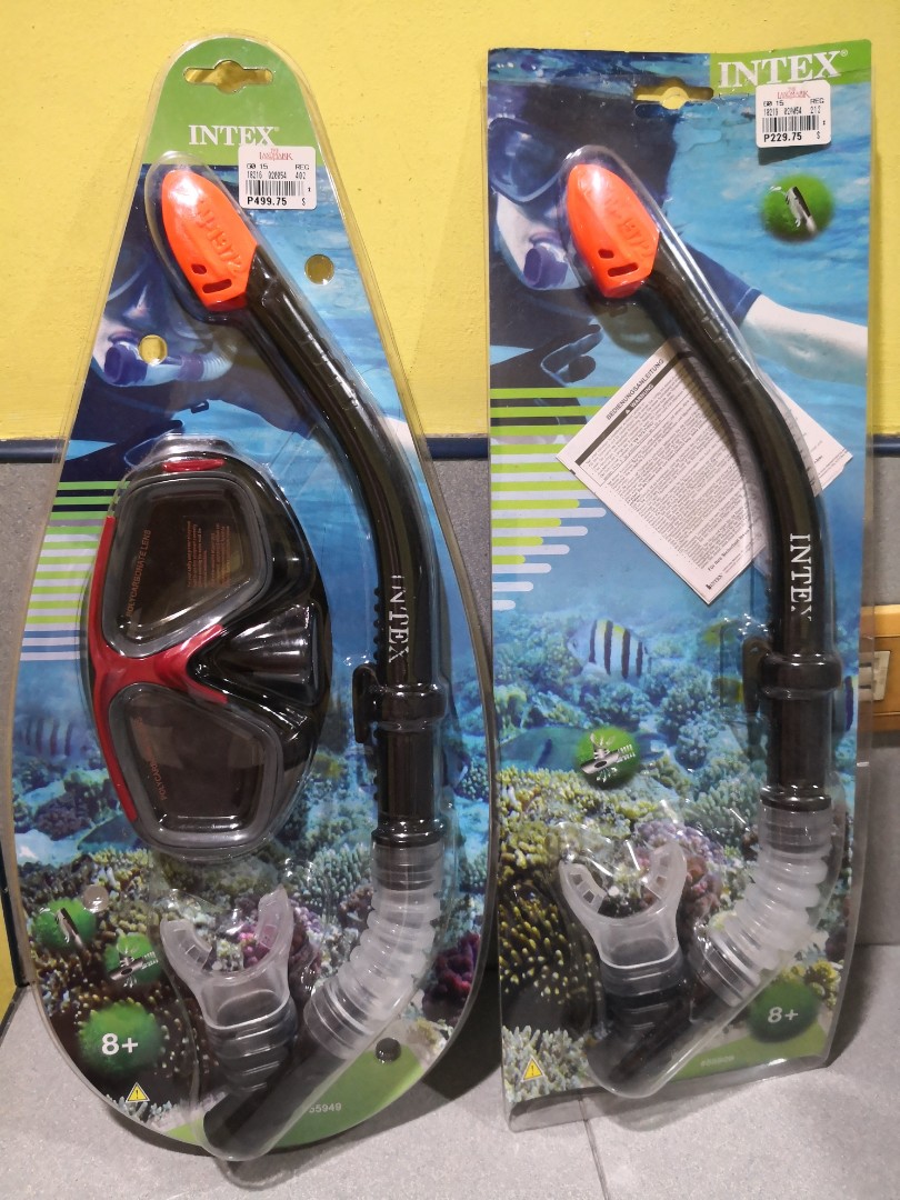 Intex Snorkel Set w/ Mask, Sports Equipment, Sports & Games, Water ...