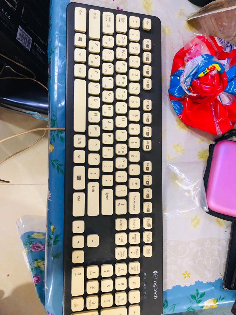 Logitech korean keyboard + gaming keyboard (free), Computers & Tech ...