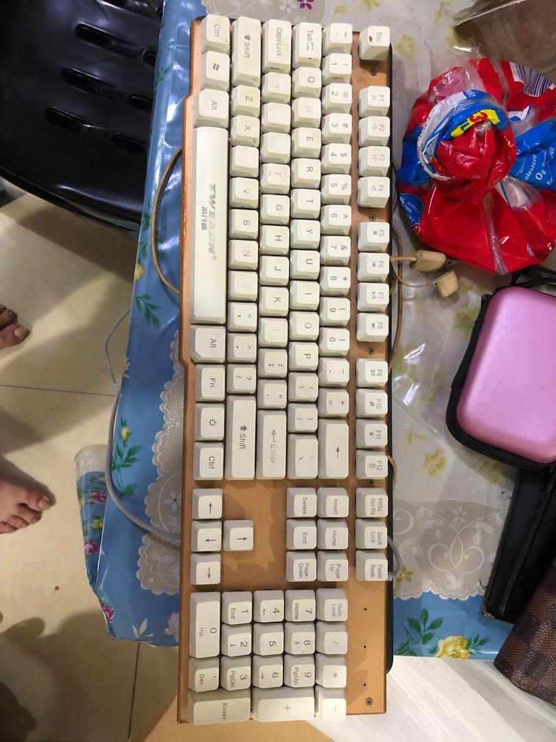 Logitech korean keyboard + gaming keyboard (free), Computers & Tech ...