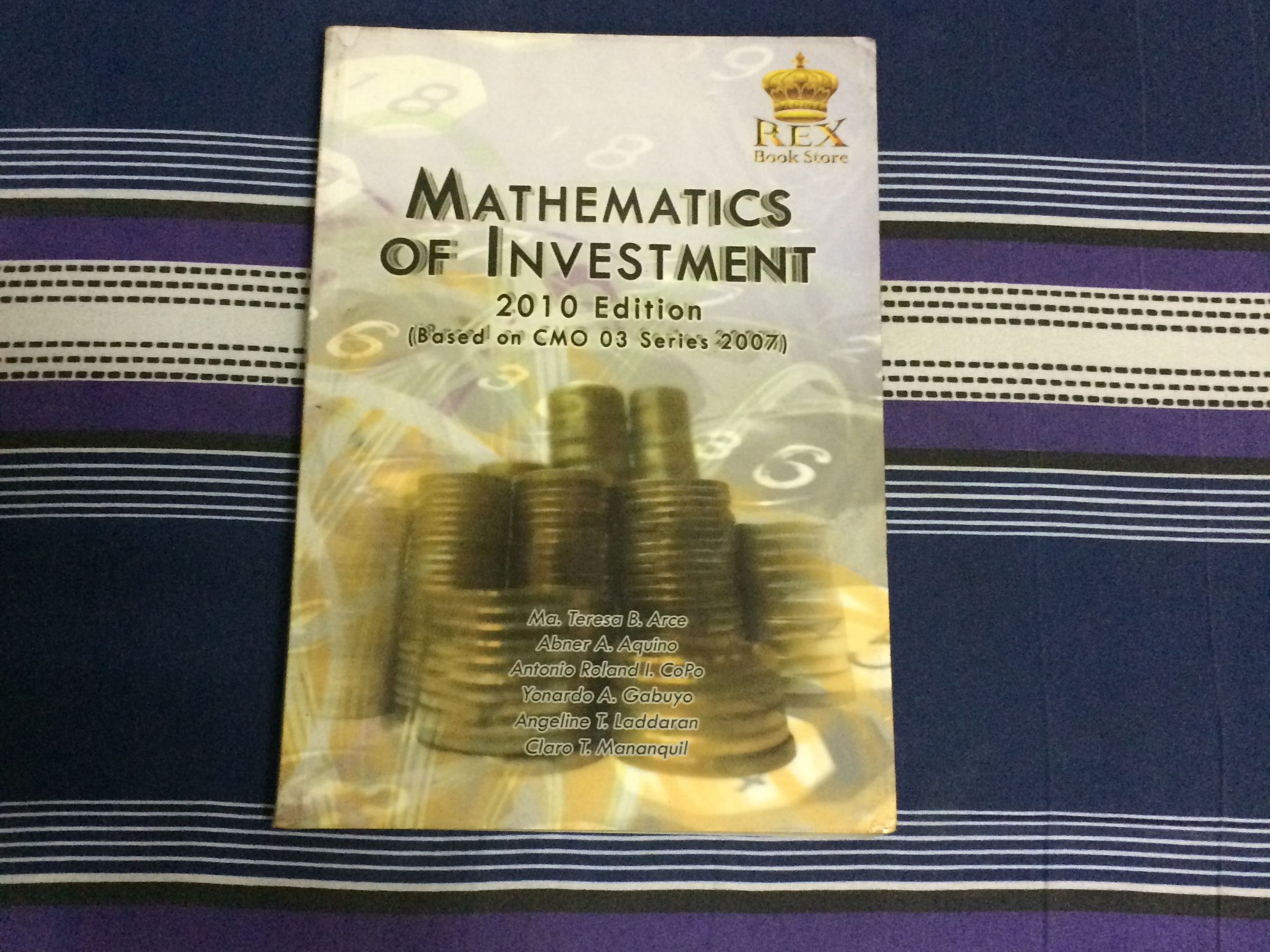 Mathematics Of Investment Hobbies Toys Books Magazines Textbooks Mathematics Of Investment Hobbies Toys Books Magazines Textbooks