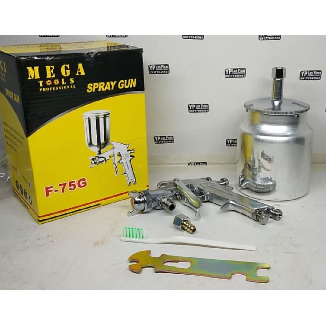 MEGA Spray Gun 1/4in NPT (Silver), Furniture & Home Living, Cleaning ...