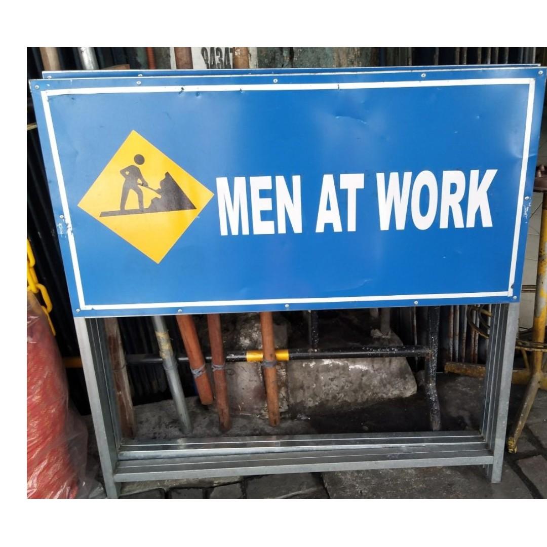 MEN AT WORK SINAGE, Commercial & Industrial, Industrial Equipment on ...