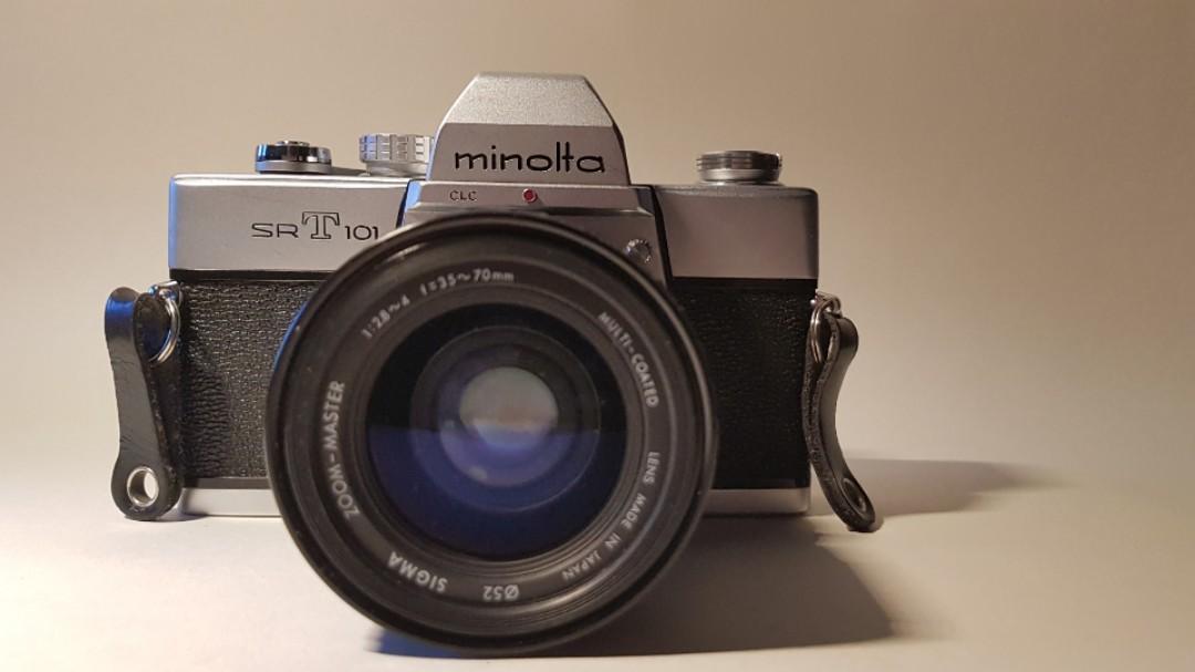 Minolta SRT 101 SLR, Photography, Cameras on Carousell