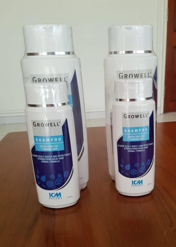 New! Growell 500ml Shampoo with free 200ml, Beauty & Personal Care ...
