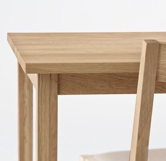 Muji Natural Oak Table 180cm @ $690, Furniture & Home Living, Furniture ...