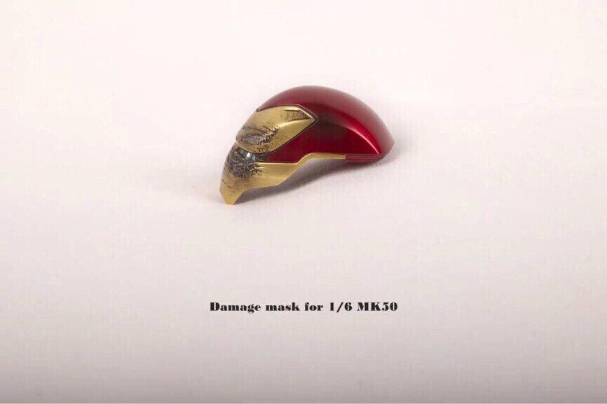 PO 3rd Party 1/6 IRON MAN BATTLE DAMAGED MASK, Hobbies & Toys, Toys ...