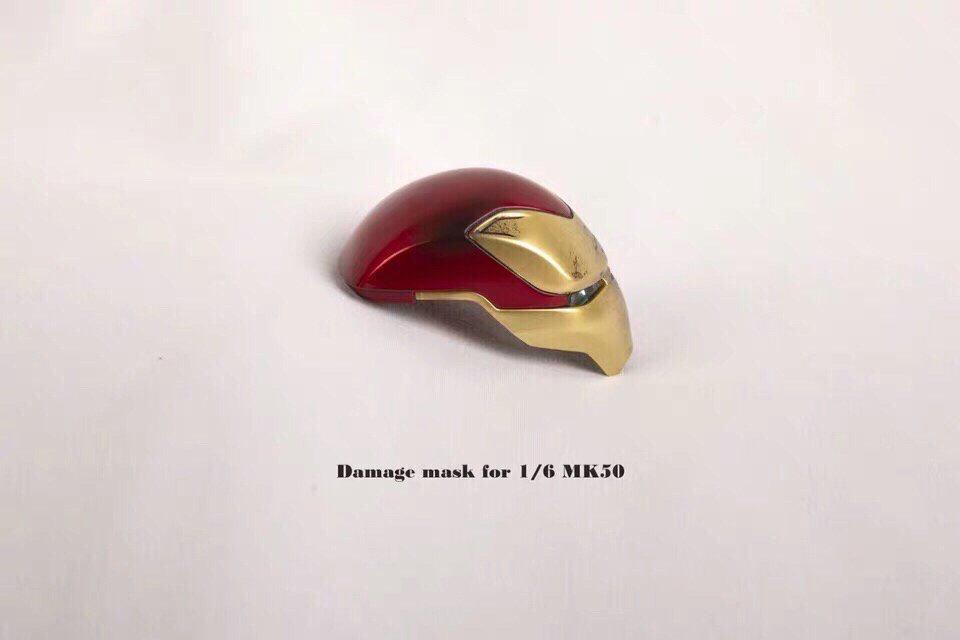 PO 3rd Party 1/6 IRON MAN BATTLE DAMAGED MASK, Hobbies & Toys, Toys ...