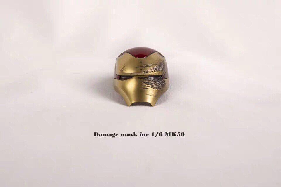 PO 3rd Party 1/6 IRON MAN BATTLE DAMAGED MASK, Hobbies & Toys, Toys ...