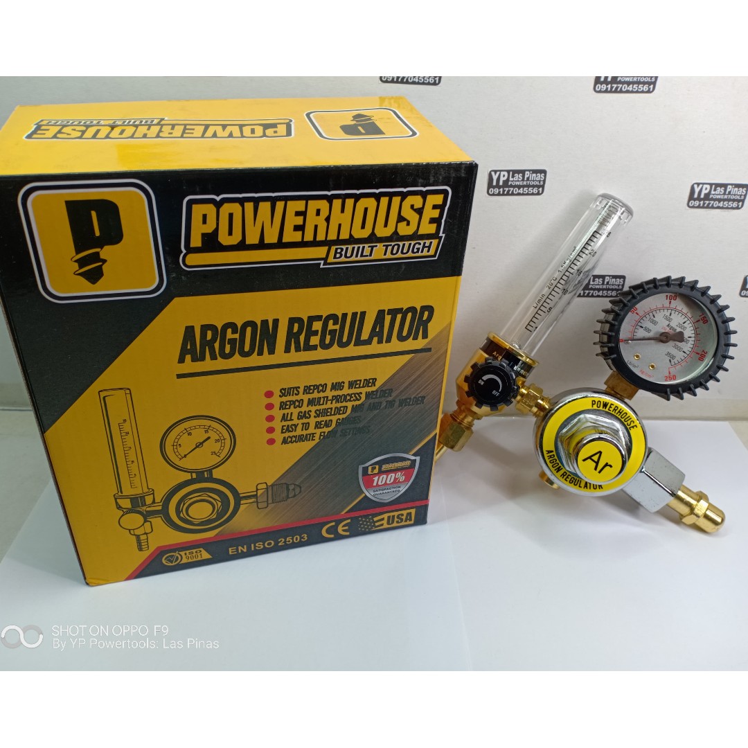 Powerhouse Gas Regulator EN ISO 2503 (Yellow Orange), Furniture & Home ...