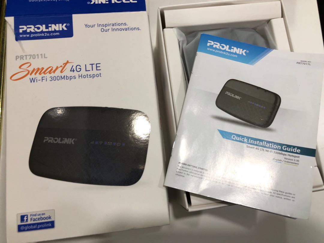 Prolink PRT7011L Smart 4G LTE WiFi Hotspot 300mbps, Computers & Tech ...