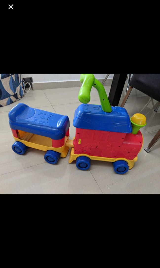 Ride on alphabet train, Babies & Kids, Infant Playtime on Carousell