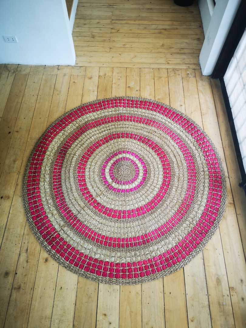 Round mat(banig), Furniture & Home Living, Kitchenware & Tableware ...