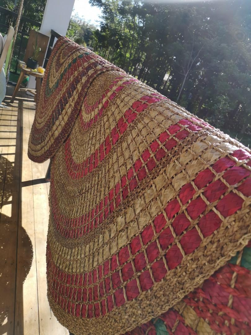 Round mat(banig), Furniture & Home Living, Kitchenware & Tableware ...