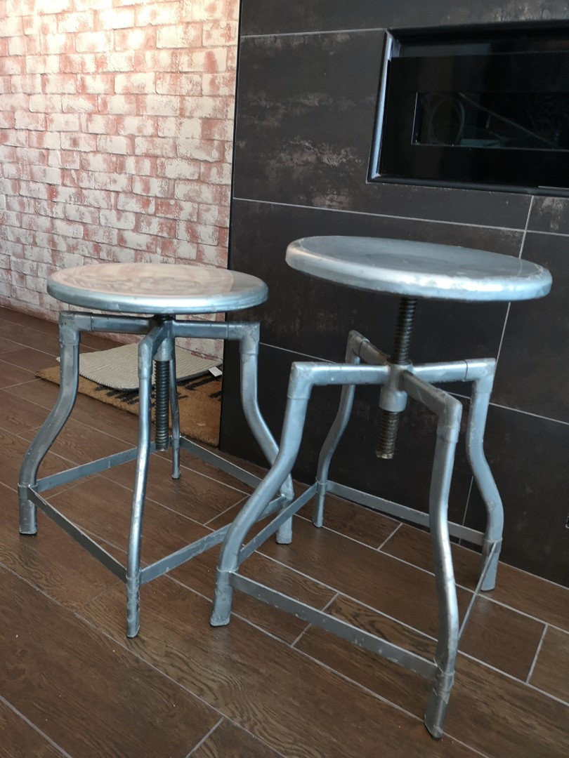 Screw stools, Furniture & Home Living, Furniture, Chairs on Carousell