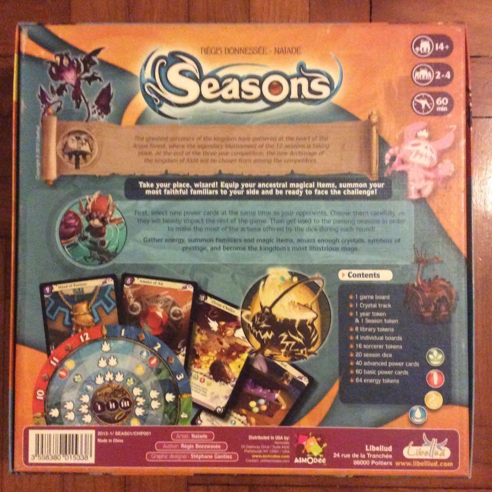 Seasons board game (Used, Box moldy), Hobbies & Toys, Toys & Games on ...