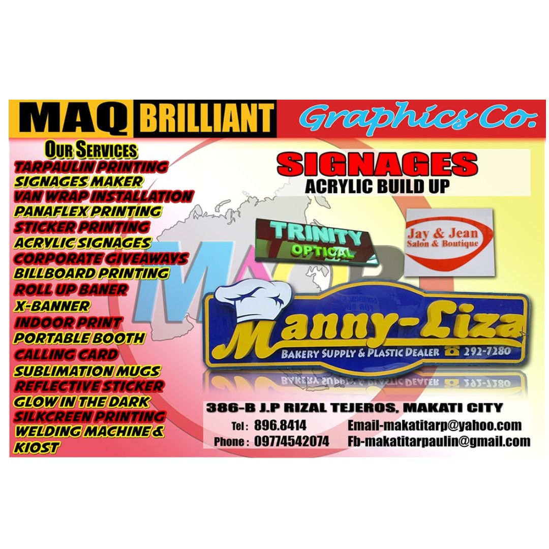 Signages Acrylic Build Up, Hobbies & Toys, Stationary & Craft, Craft ...