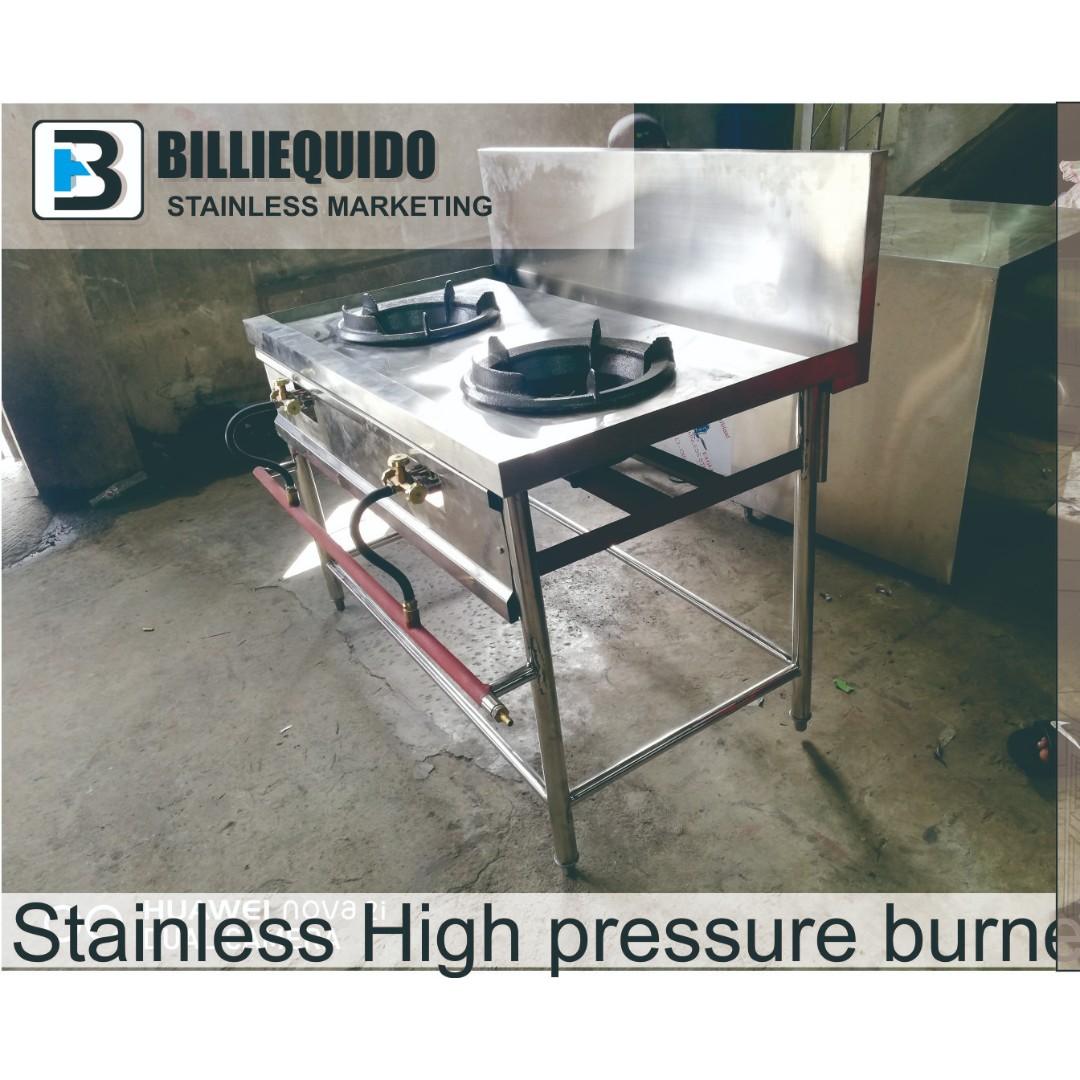 Stainless High Pressure Burner Table, TV & Home Appliances, Kitchen ...