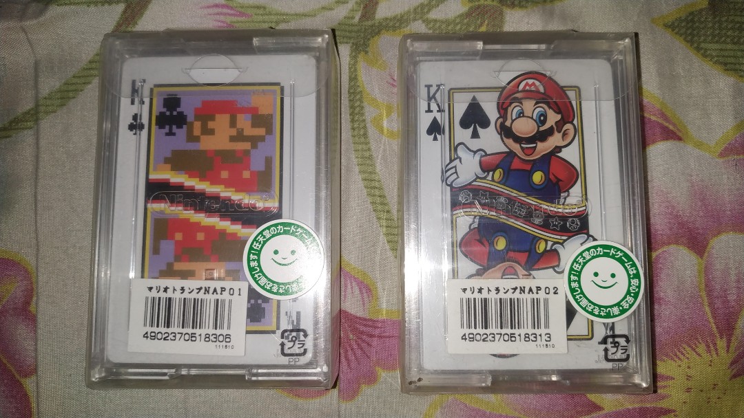 Super mario playing cards(super rare japan import), Hobbies & Toys ...