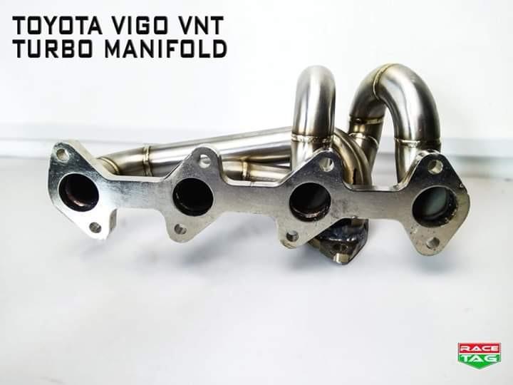 TOYOTA VIGO VNT TURBO MANIFOLD EXHAUST, Auto Accessories on Carousell