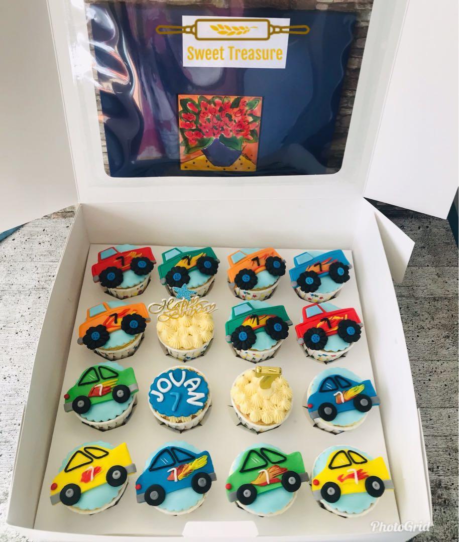 Trucks and cars cupcakes, Food & Drinks, Homemade Bakes on Carousell