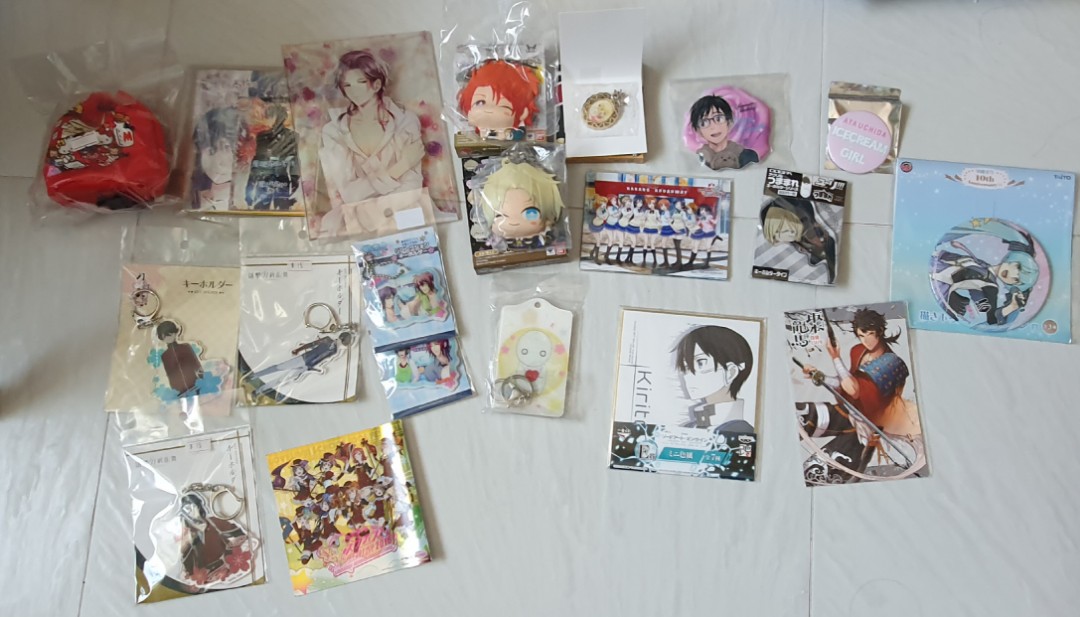 Various Anime Merch, Hobbies & Toys, Memorabilia & Collectibles, Fan ...