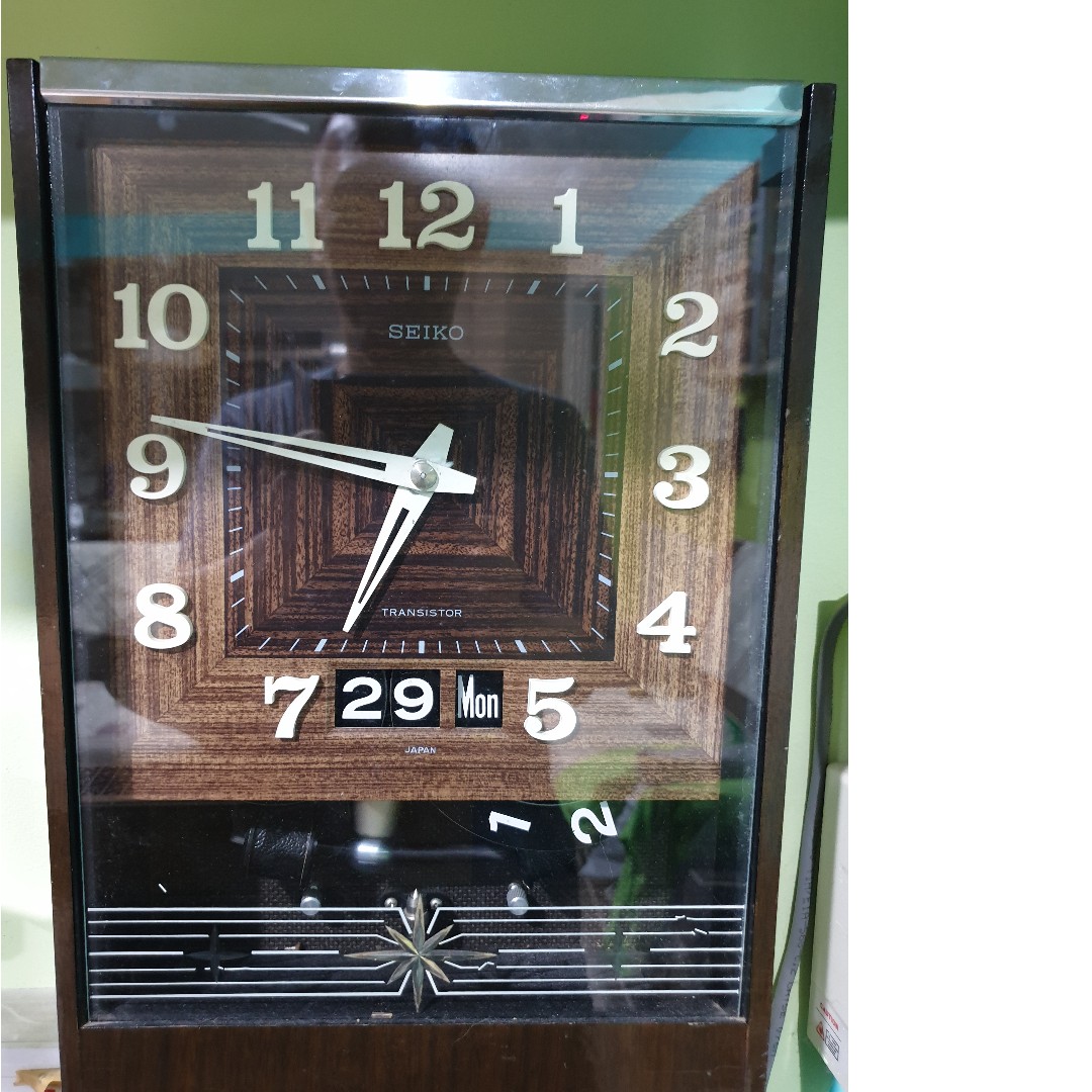 Very Rare Vintage Seikosha Transistor Clock of the early 70', Luxury ...