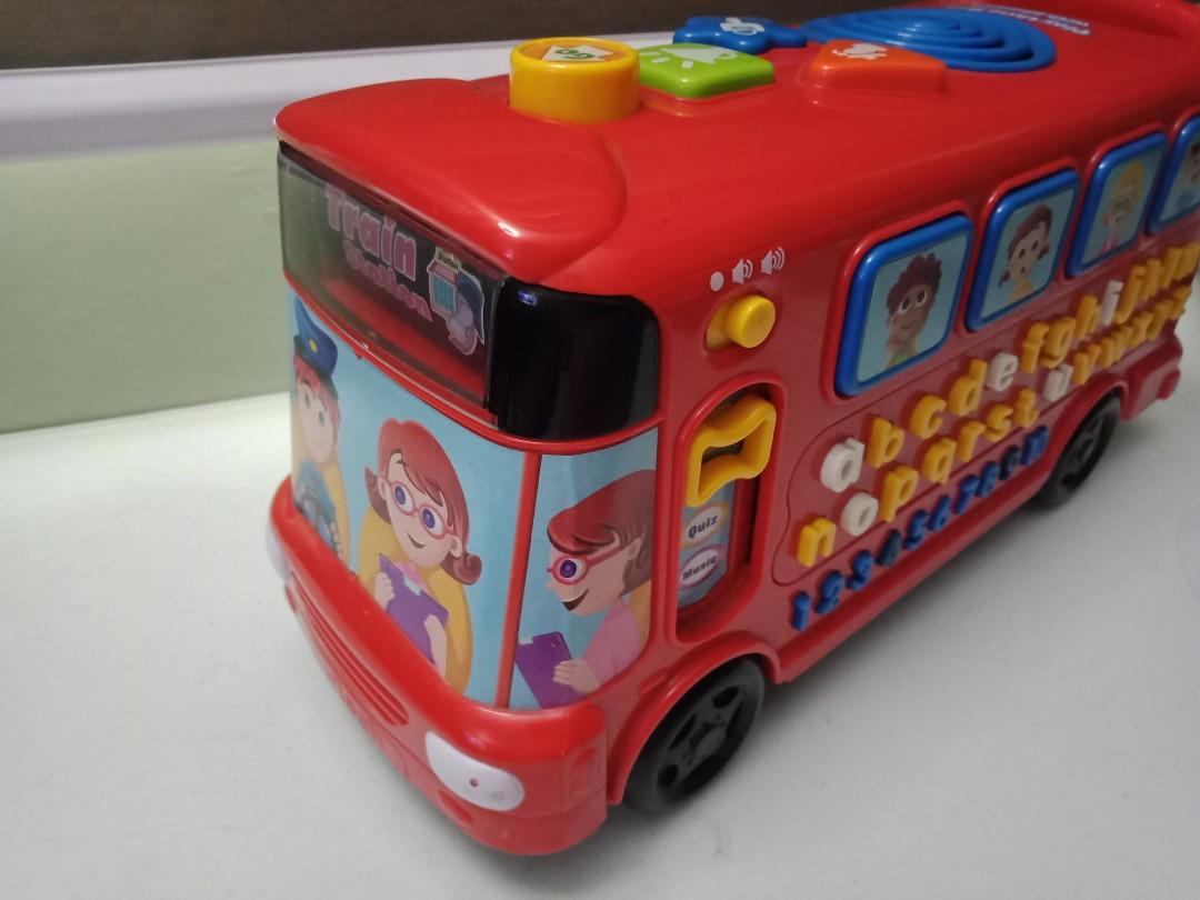 Vtech electronic bus toy, Babies & Kids, Infant Playtime on Carousell