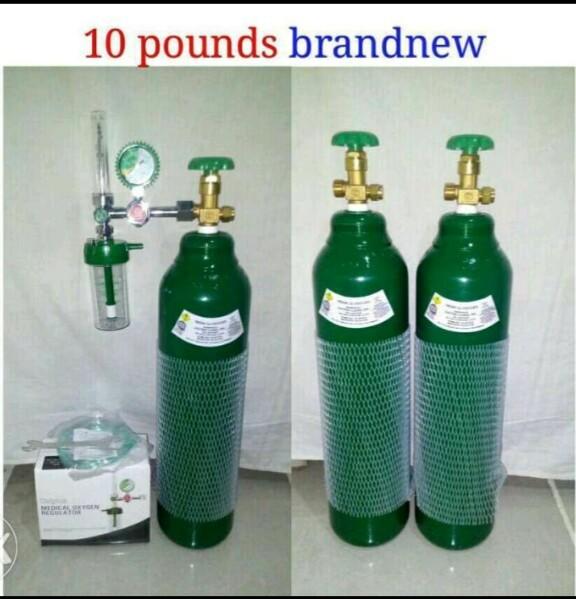 10lbs COMPLETE SET medical Oxygen tank, Beauty & Personal Care, Face ...