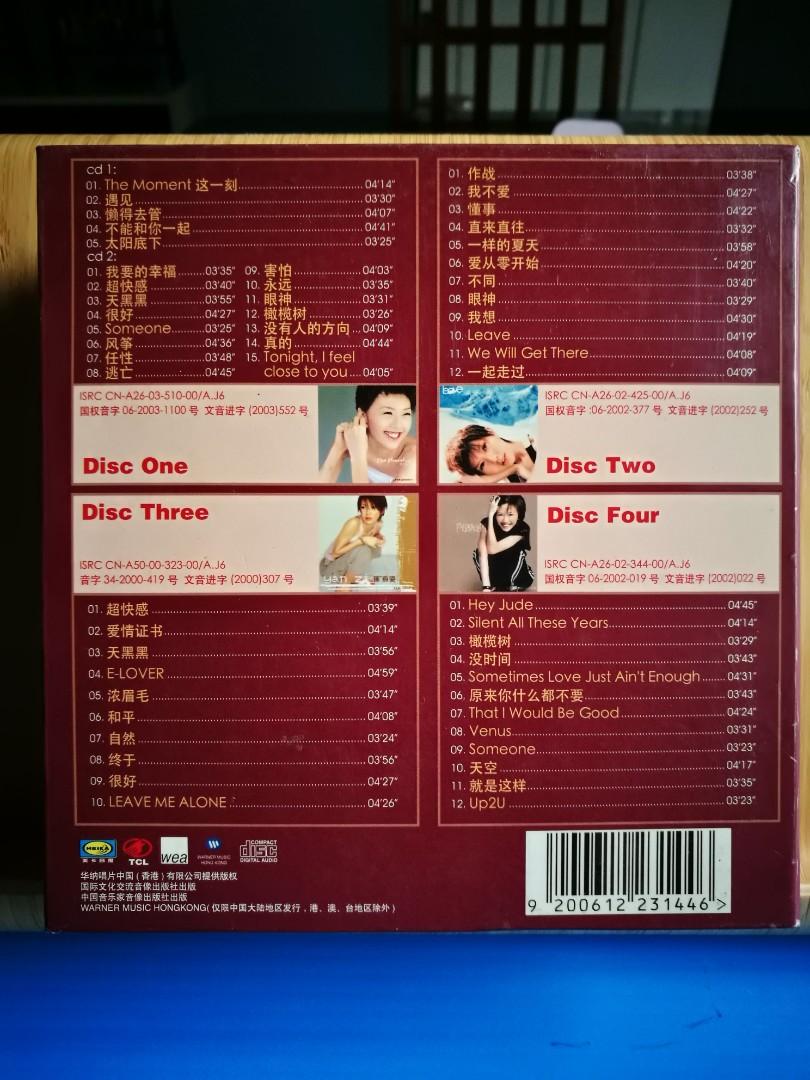 4CD - 孙燕姿精选集, Hobbies & Toys, Music & Media, CDs & DVDs on Carousell