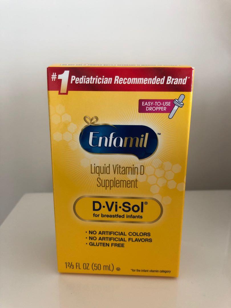 安嬰兒 enfamil d-vi-sol 維生素 d補充劑, 兒童＆孕婦用品, 護理及餵哺, 護理及餵哺 - 加固 - Carousell
