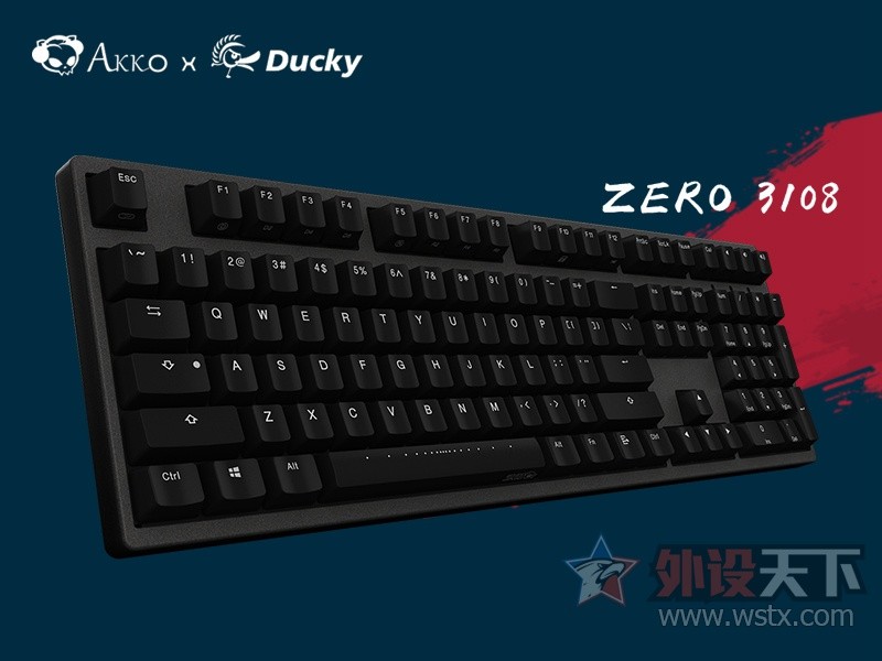 Akko x Ducky Zero 3108 Mechanical Keyboard (Cherry MX Red), Computers ...