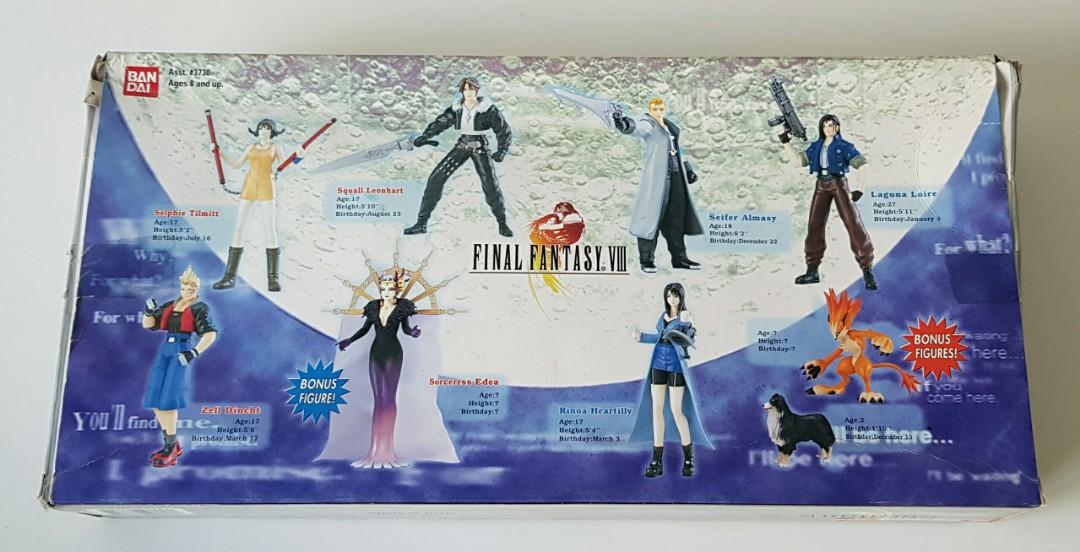 bandai final fantasy viii 8 ff8 collectable collectible rpg fantasy ...