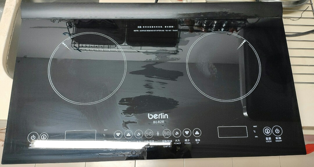 Berlin BL828 2800W 2-Burner Induction Cooker / 柏林牌 BL828 2800瓦雙頭電磁爐, 家庭 ...