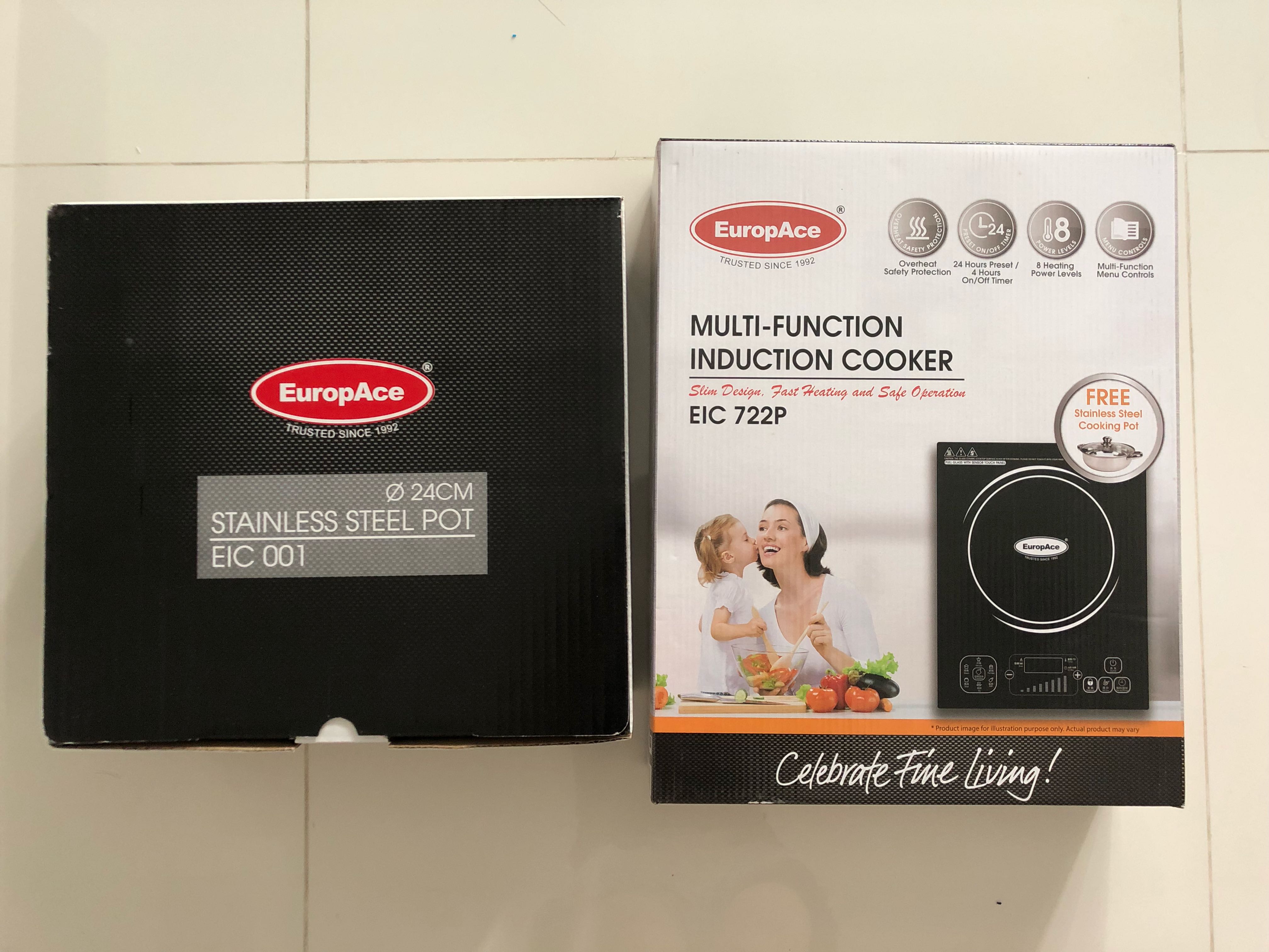 BNIB Europace Multi-Function Induction Cooker EIC-722P with Stainless ...