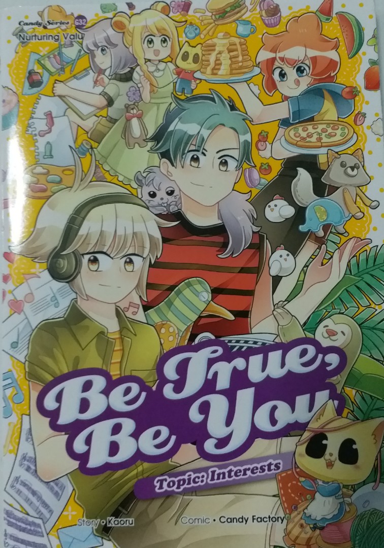 Candy series book G32 《Be true, be you》topic: interests, Hobbies & Toys ...