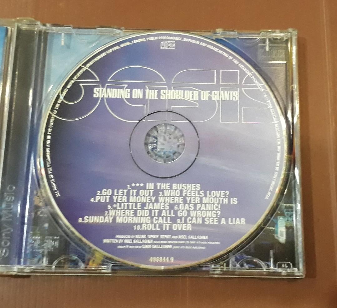 CD Oasis - Standing On The Shoulder Of Giants, Hobbies & Toys, Music ...