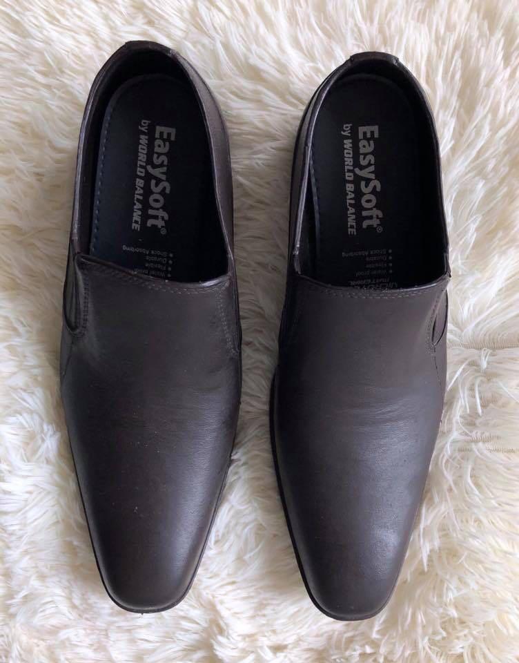 Dark Brown Formal Shoes: EasySoft by World Balance, Men's Fashion ...