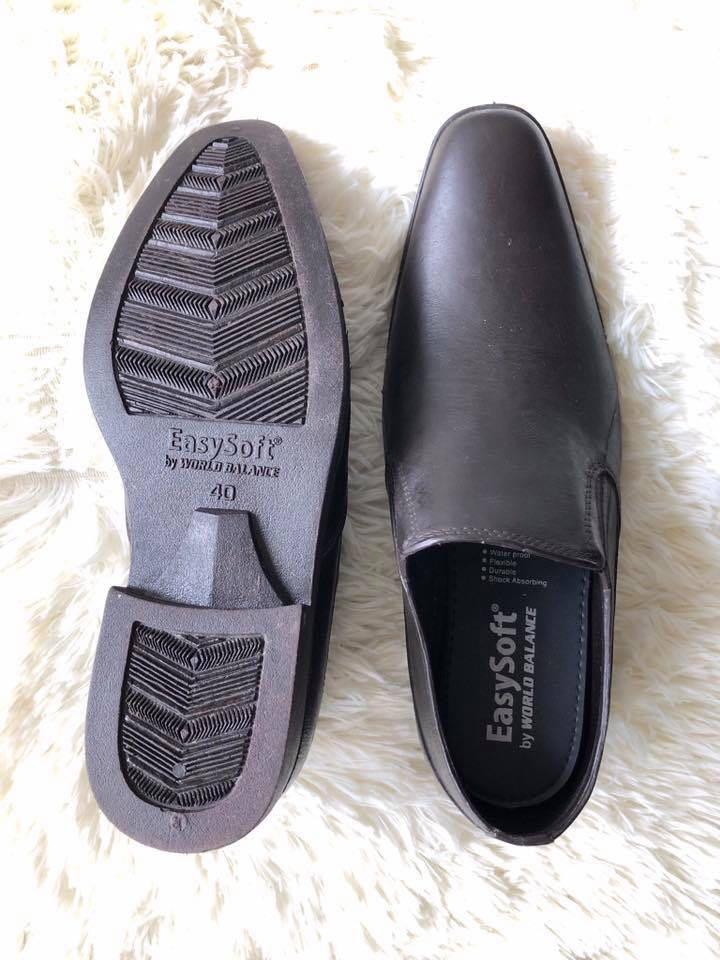 Dark Brown Formal Shoes: EasySoft by World Balance, Men's Fashion ...