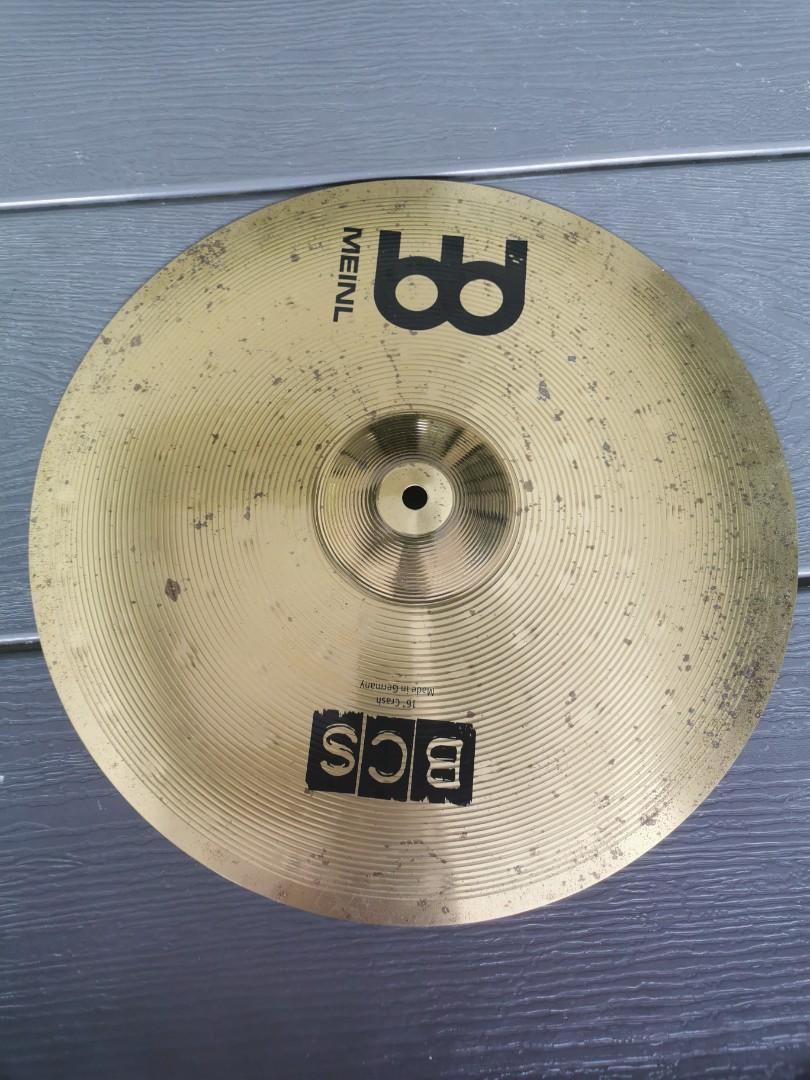 Drum Cymbals BCS MEINL - Made in Germany, Hobbies & Toys, Music & Media ...