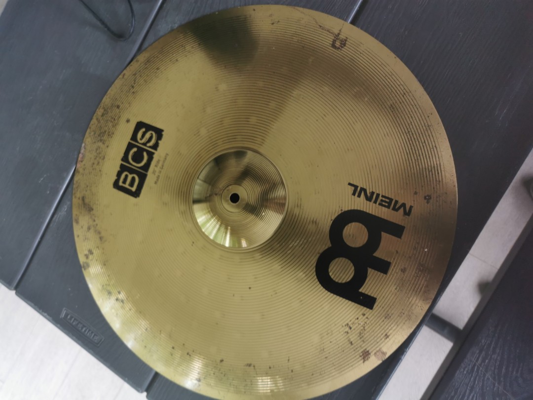 Drum Cymbals BCS MEINL - Made in Germany, Hobbies & Toys, Music & Media ...