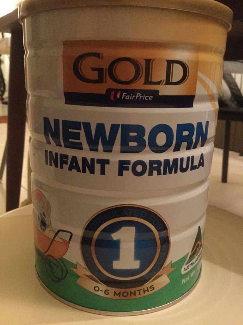 Gold Fairprice Newborn infant formula stage 1, Babies & Kids, Nursing ...