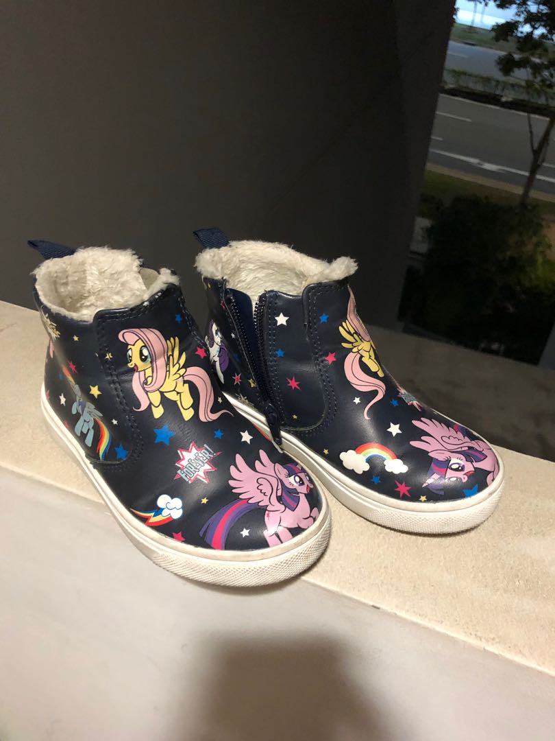 H&M My Little Pony Boots, Babies & Kids, Babies & Kids Fashion on Carousell