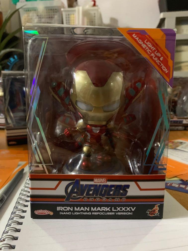 Hottoys Cosbaby Iron Man Mk85 (Nani Lighting Refocuser Version), 興趣及遊戲 ...